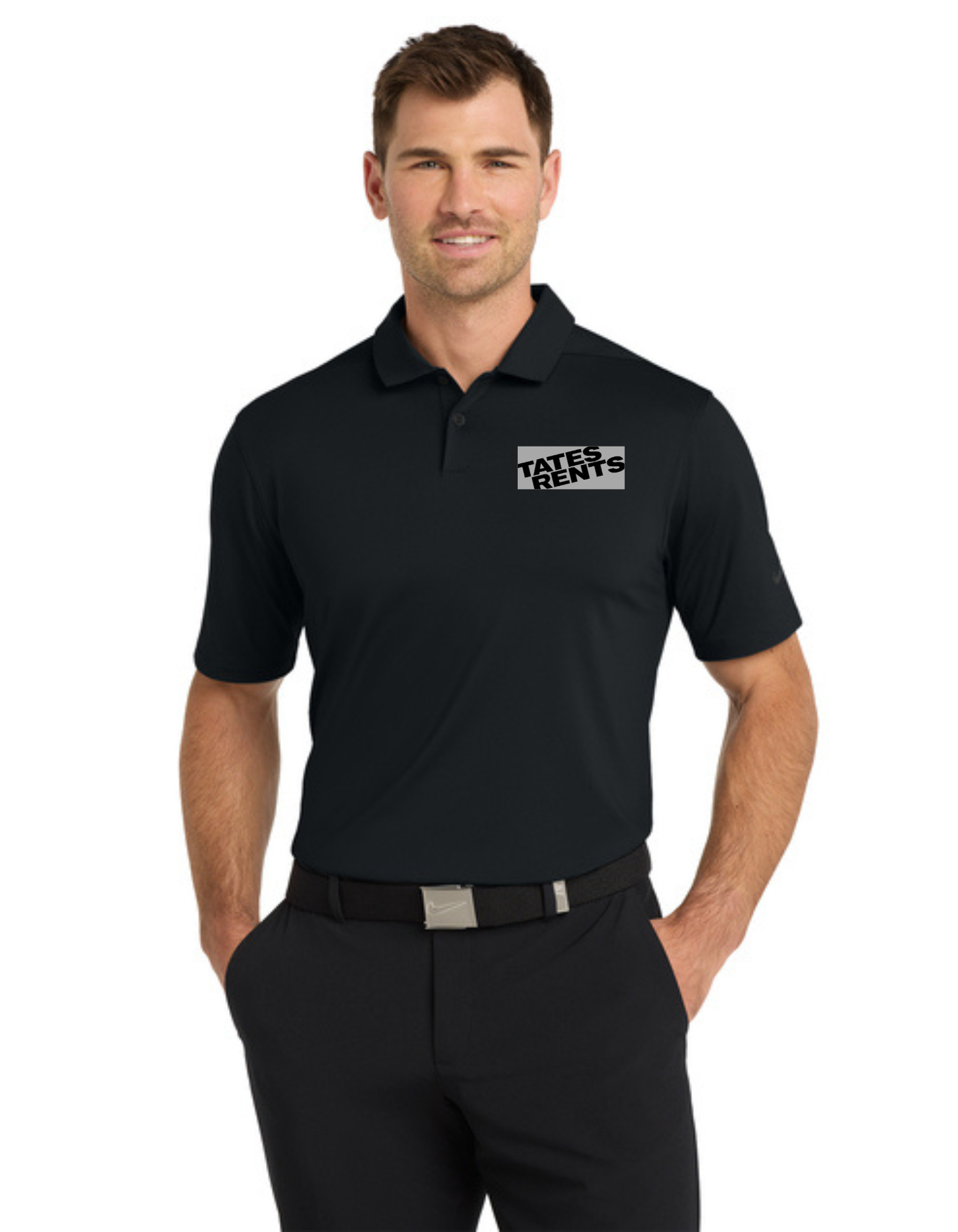 MANAGER'S CORNER - Nike Dri-FIT Vapor Polo (BLACK) – Tates Rents